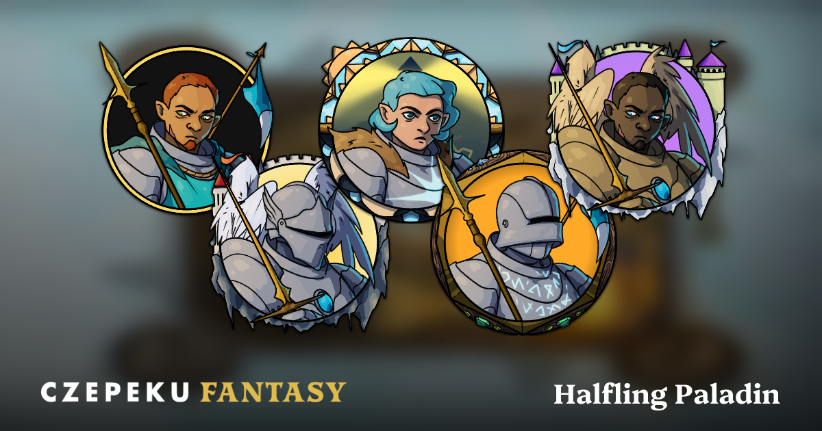 Halfling Paladin Token Builder | Customize and Randomize Czepeku Tokens