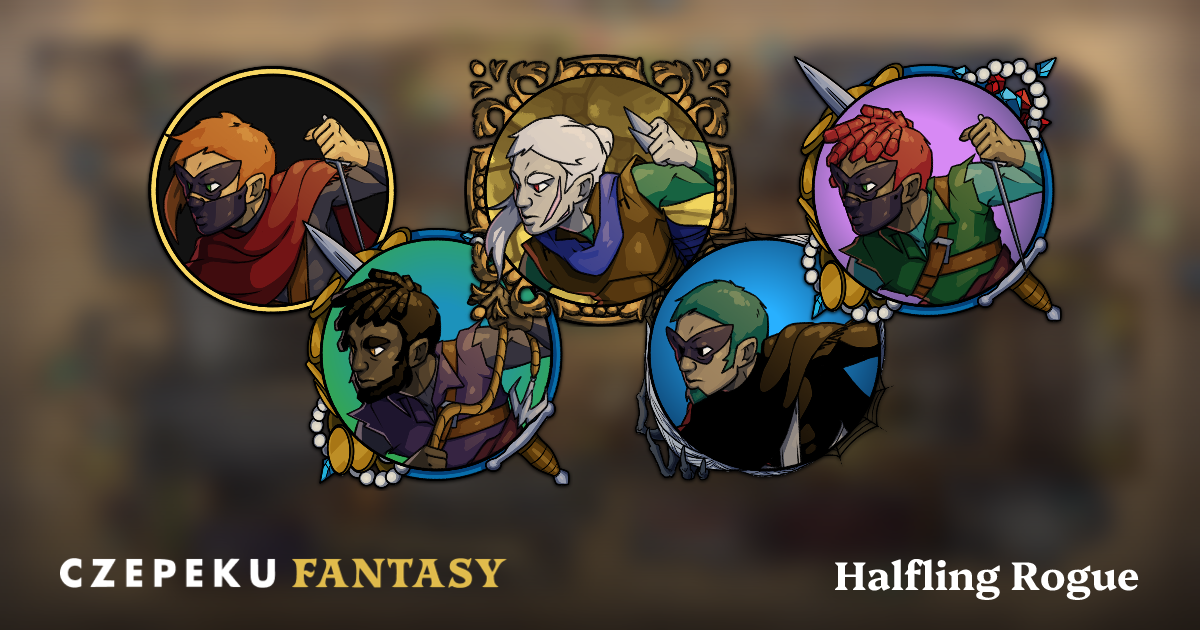 Halfling Rogue Token Builder | Customize and Randomize Czepeku Tokens