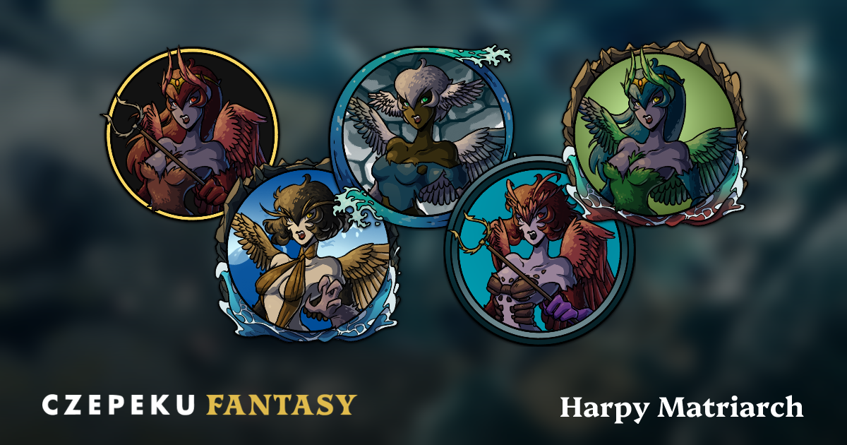 Harpy Matriarch Token Builder | Customize and Randomize Czepeku Tokens