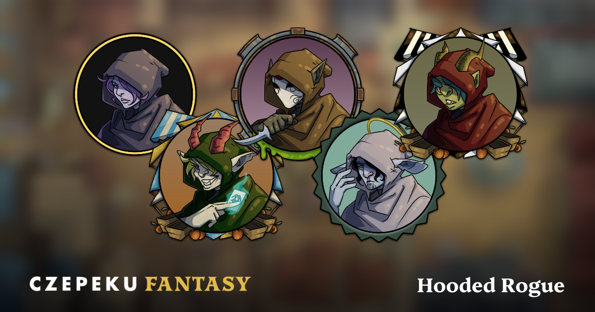Hooded Rogue Token Builder | Customize and Randomize Czepeku Tokens