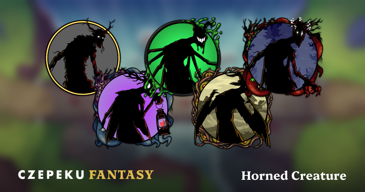 Horned Creature Token Builder | Customize and Randomize Czepeku Tokens