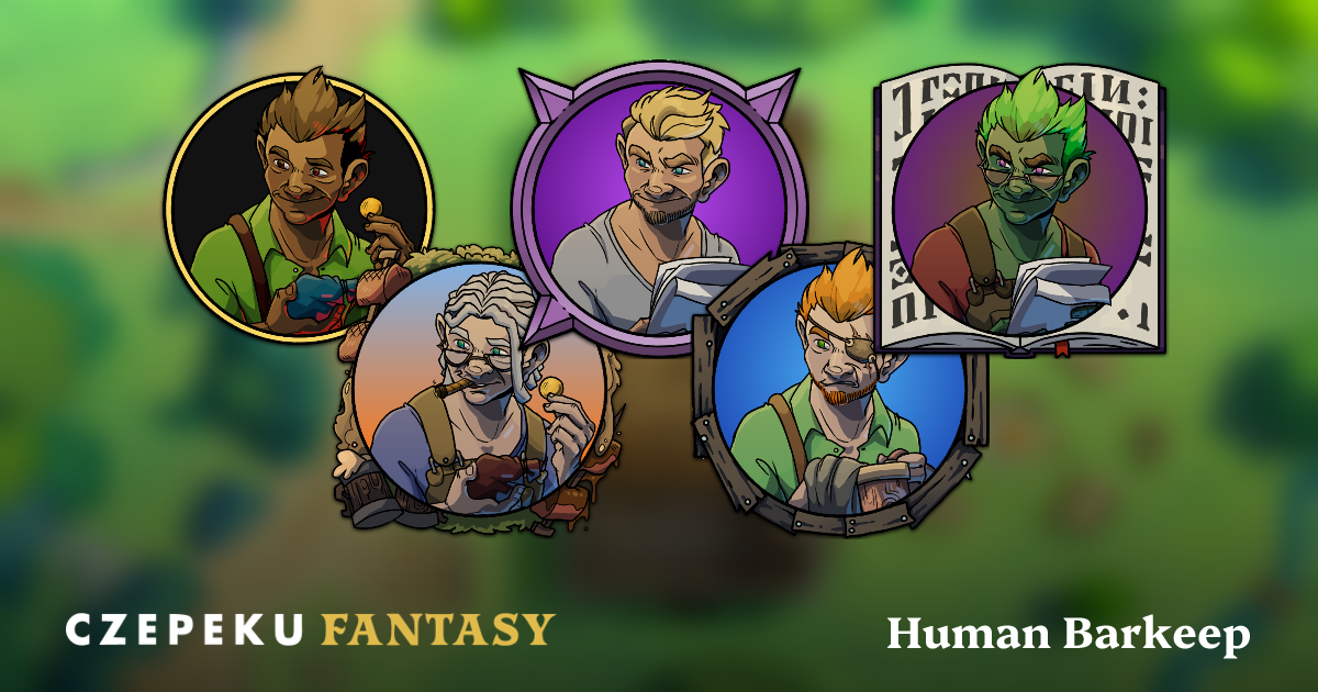 Human Barkeep Token Builder | Customize and Randomize Czepeku Tokens