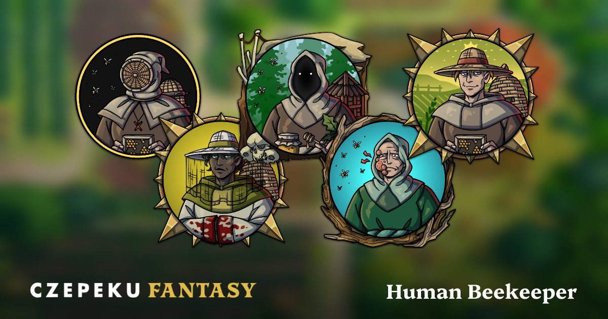 Human Beekeeper Token Builder | Customize and Randomize Czepeku Tokens
