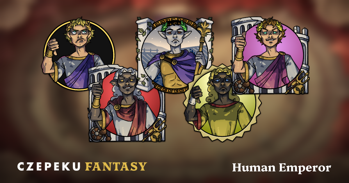Human Emperor Token Builder | Customize and Randomize Czepeku Tokens