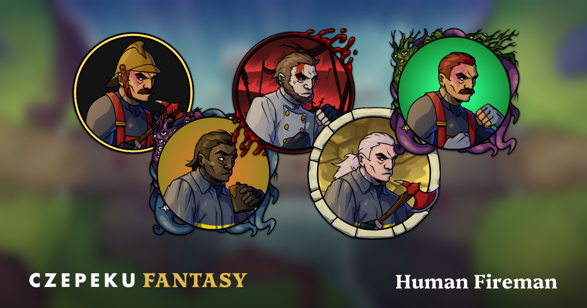 Human Fireman Token Builder | Customize and Randomize Czepeku Tokens