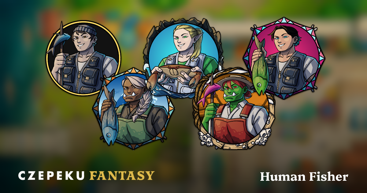 Human Fisher Token Builder | Customize and Randomize Czepeku Tokens