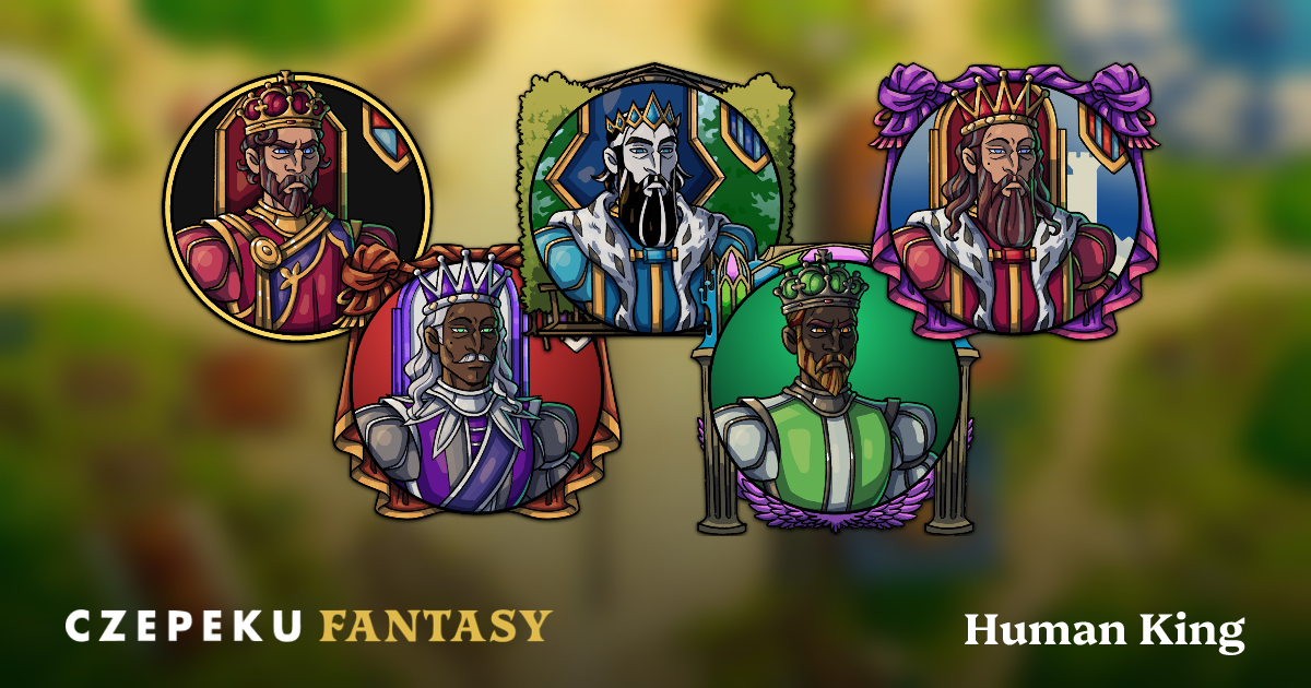 Human King Token Builder | Customize and Randomize Czepeku Tokens