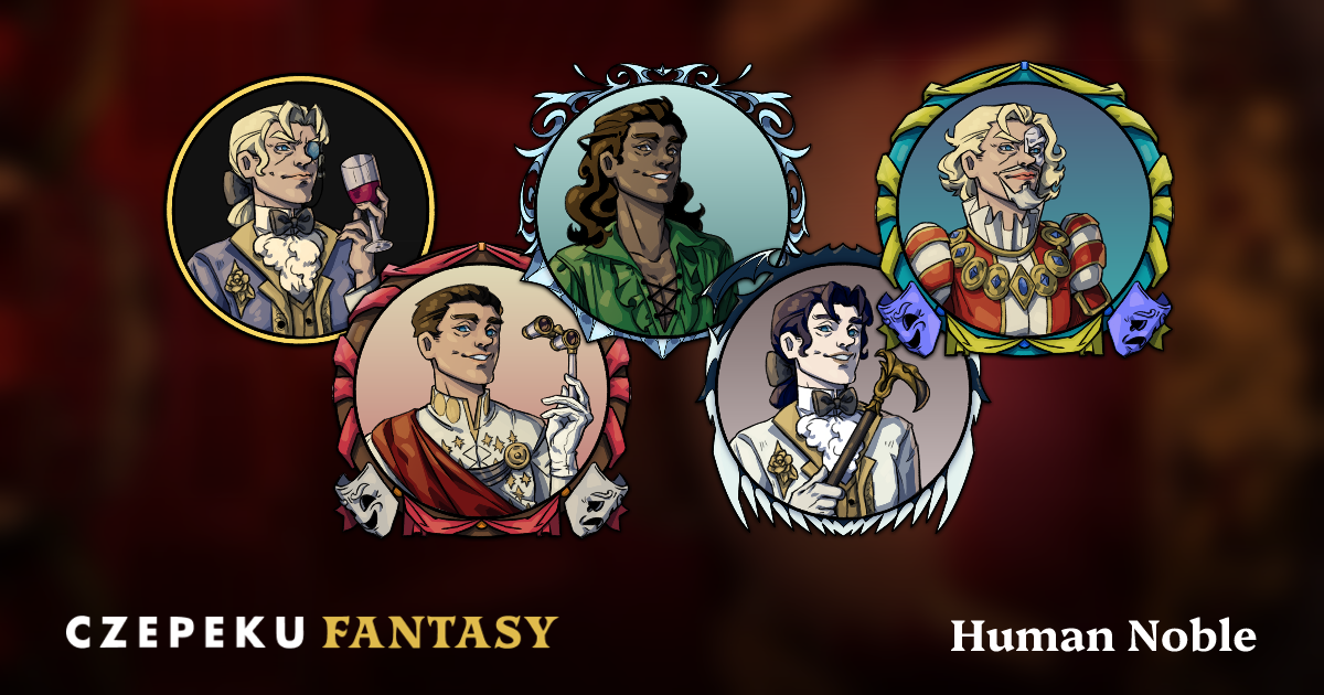 Human Noble Token Builder | Customize and Randomize Czepeku Tokens