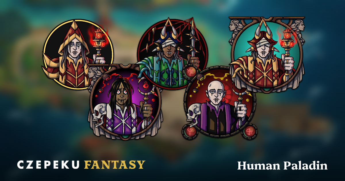Human Paladin Token Builder | Customize and Randomize Czepeku Tokens