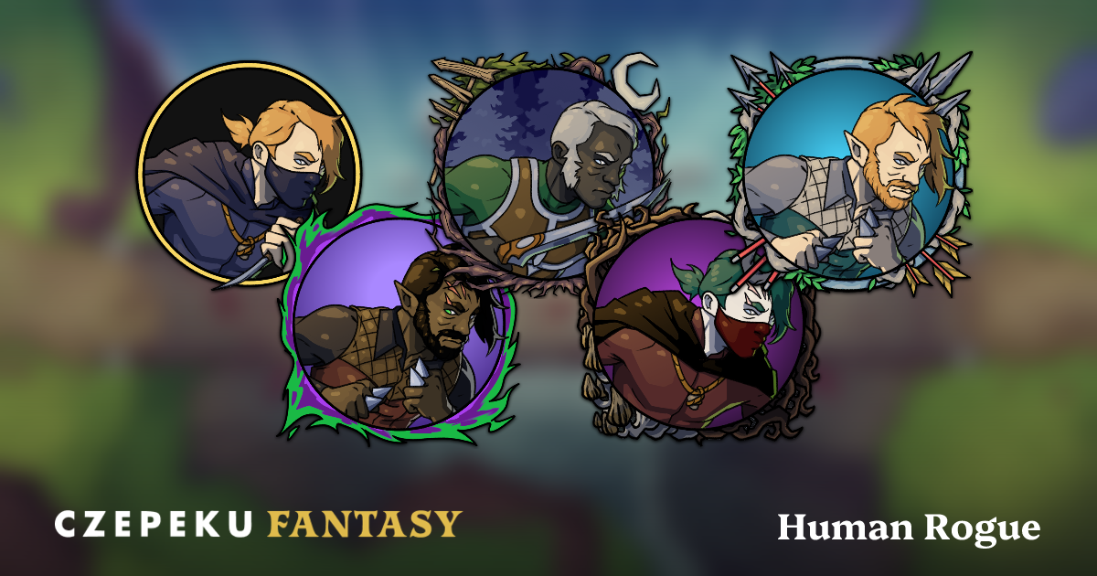 Human Rogue Token Builder | Customize and Randomize Czepeku Tokens