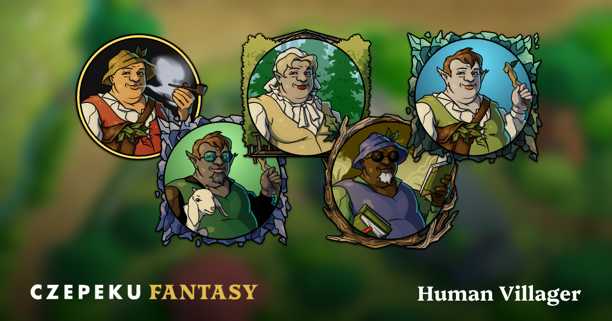 Human Villager Token Builder | Customize and Randomize Czepeku Tokens