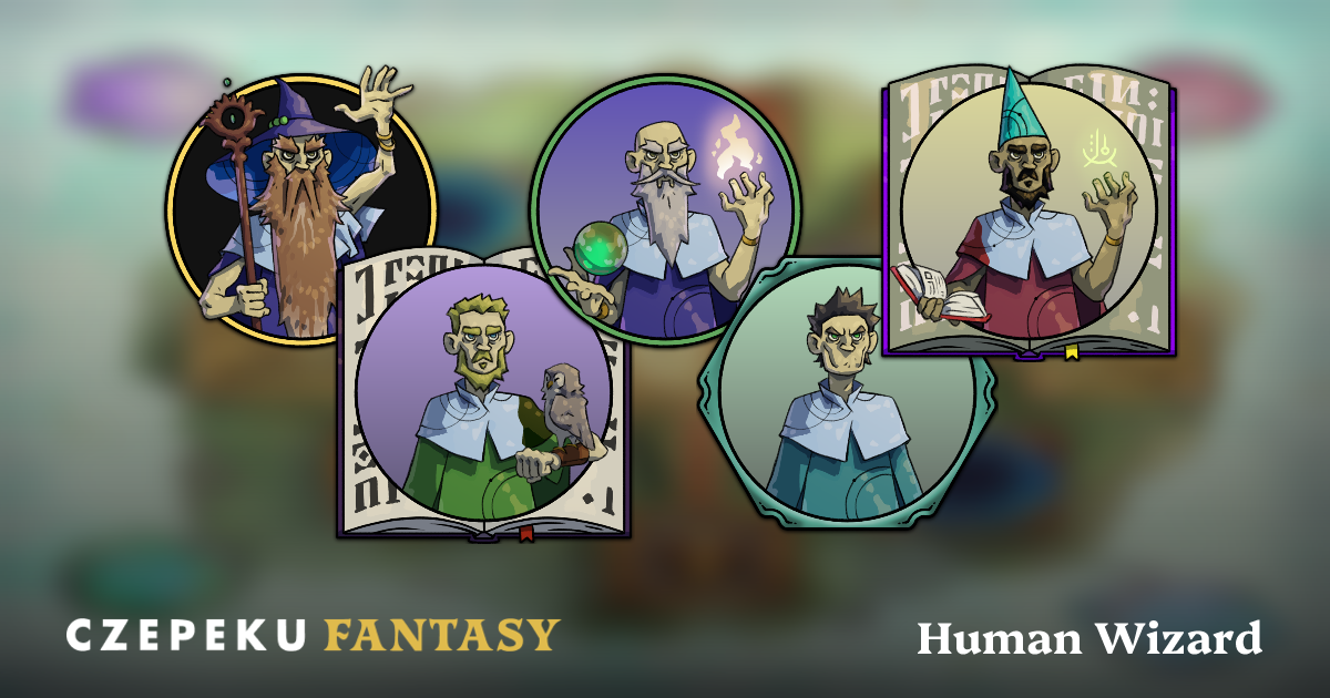 Human Wizard Token Builder | Customize and Randomize Czepeku Tokens