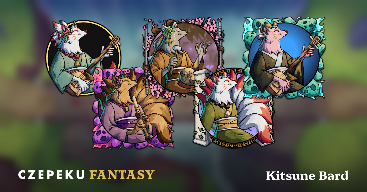 Kitsune Bard Token Builder | Customize and Randomize Czepeku Tokens