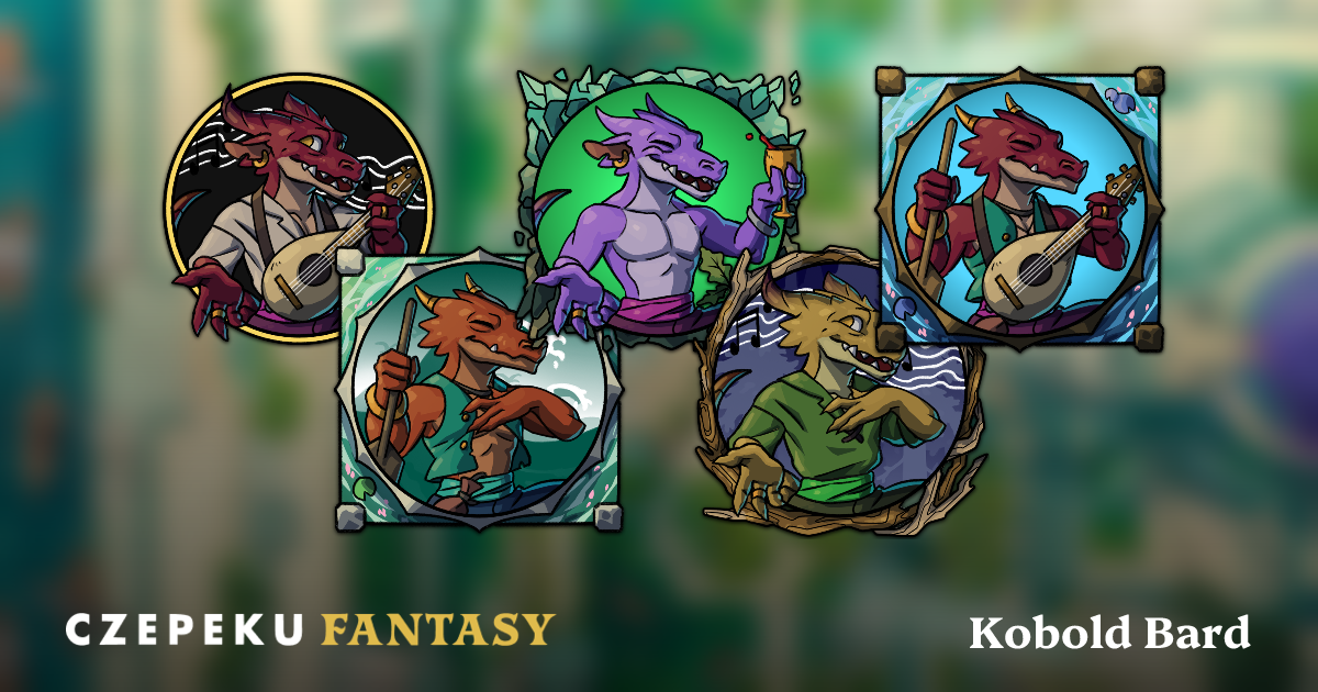 Kobold Bard Token Builder | Customize and Randomize Czepeku Tokens