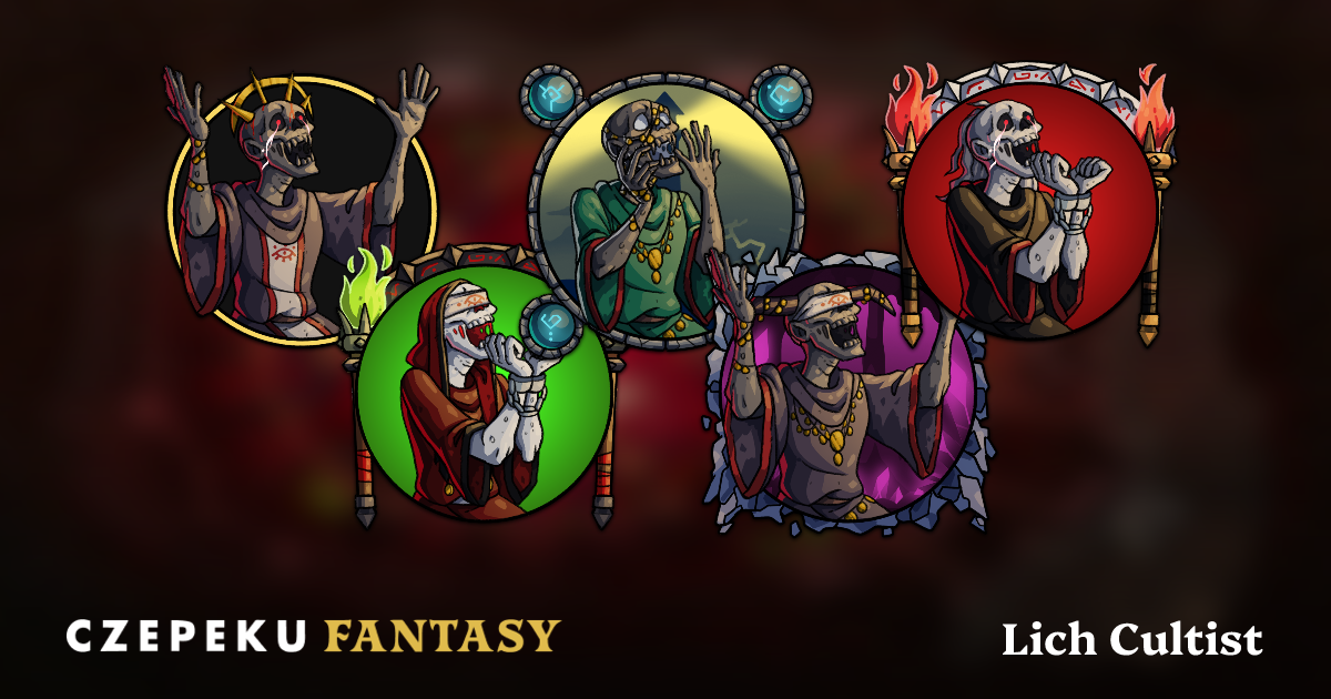 Lich Cultist Token Builder | Customize and Randomize Czepeku Tokens