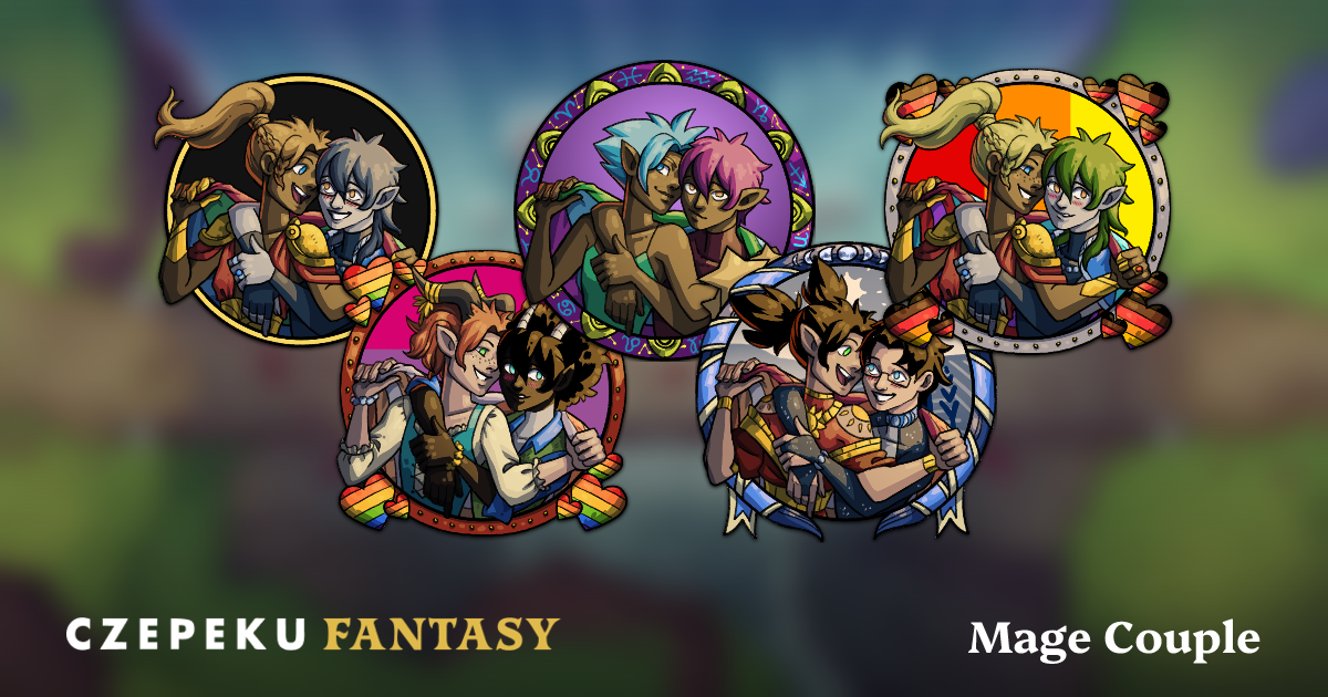 Mage Couple Token Builder | Customize and Randomize Czepeku Tokens