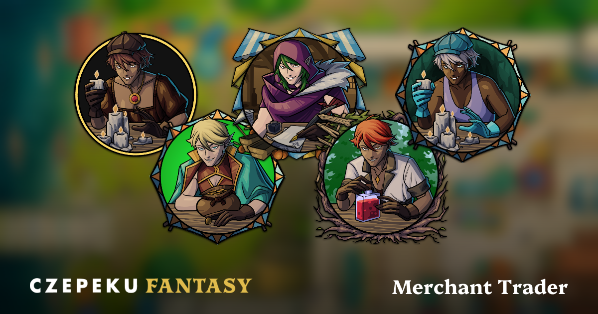 Merchant Trader Token Builder | Customize and Randomize Czepeku Tokens