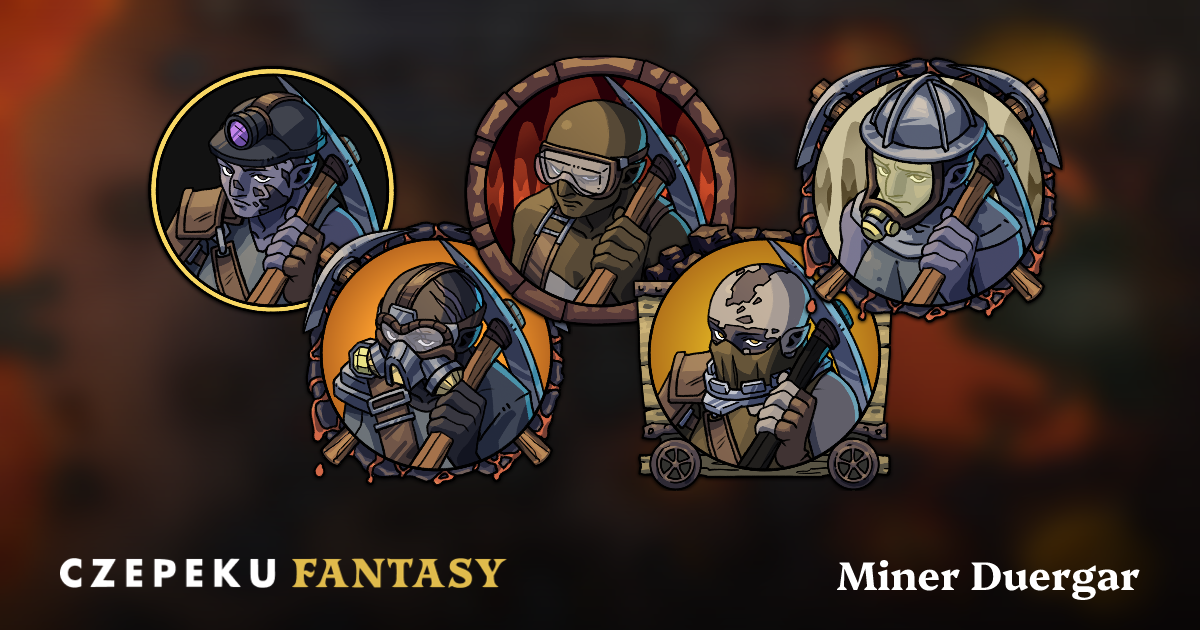 Miner Duergar Token Builder | Customize and Randomize Czepeku Tokens