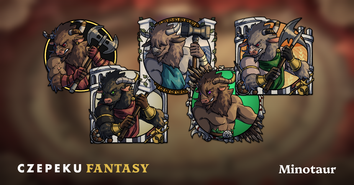 Minotaur Token Builder | Customize and Randomize Czepeku Tokens