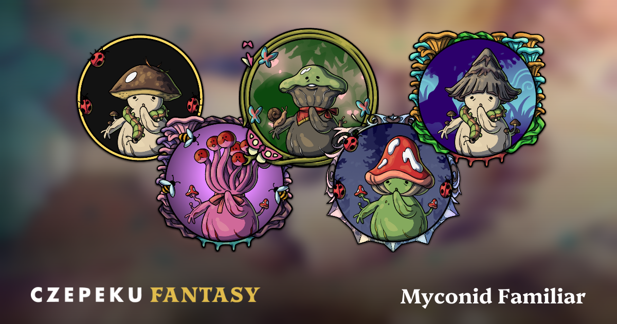Myconid Familiar Token Builder | Customize and Randomize Czepeku Tokens
