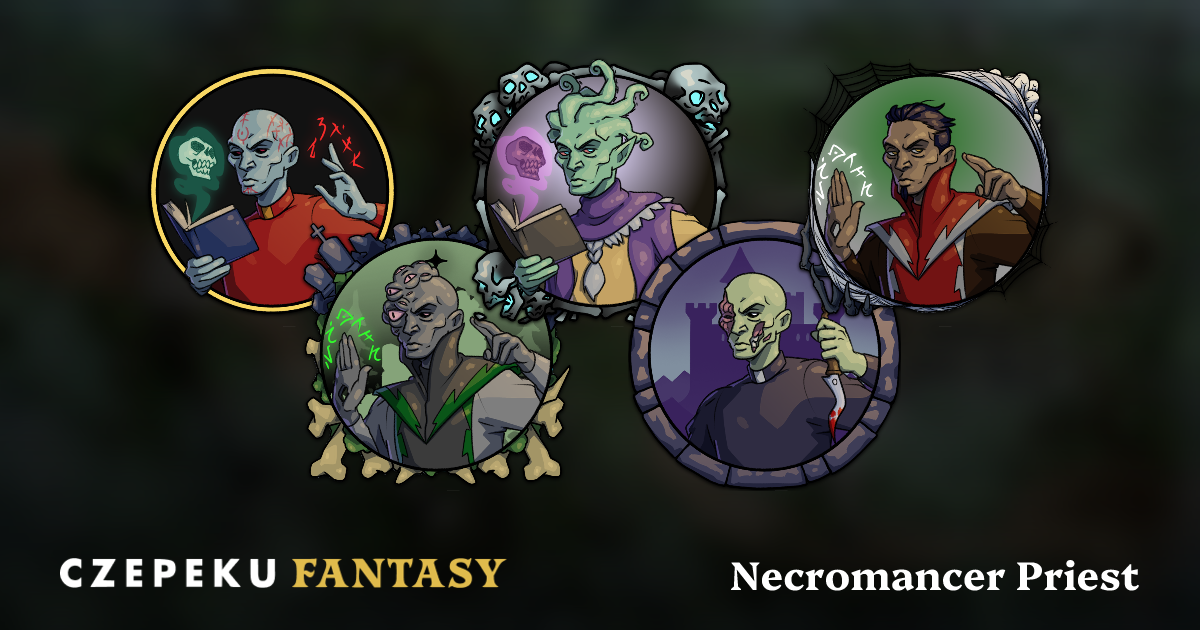 Necromancer Priest Token Builder | Customize and Randomize Czepeku Tokens