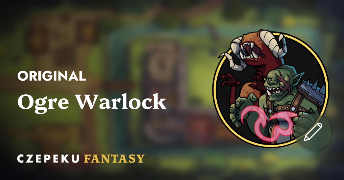Ogre Warlock Token Builder | Customize and Randomize Czepeku Tokens
