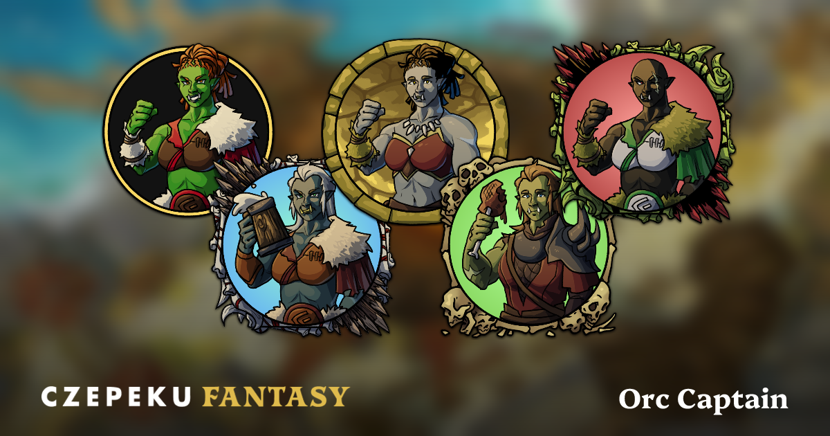 Orc Captain Token Builder | Customize and Randomize Czepeku Tokens