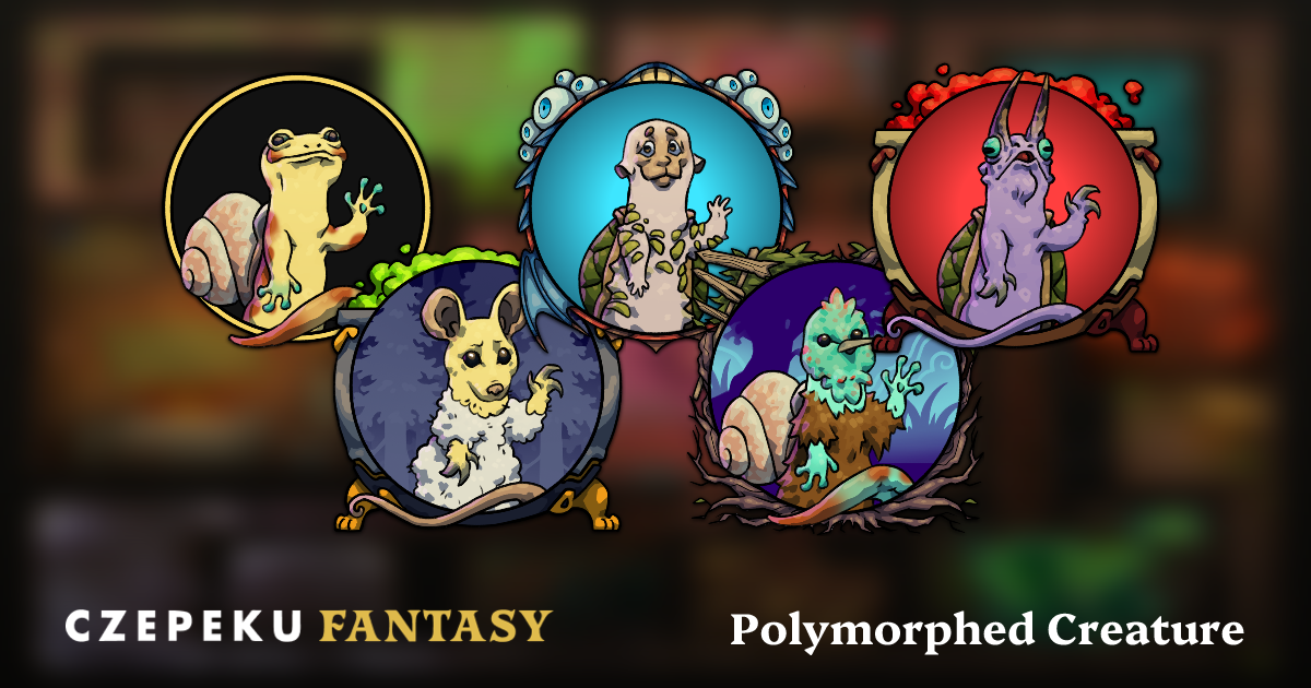 Polymorphed Creature Token Builder | Customize and Randomize Czepeku Tokens