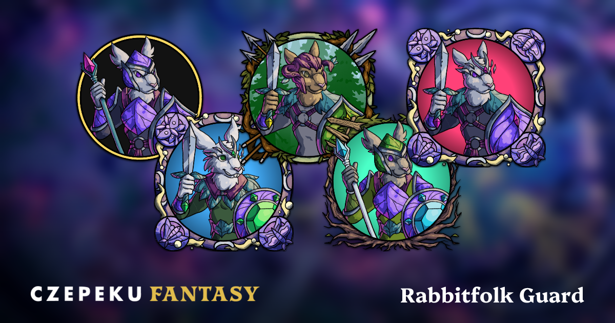 Rabbitfolk Guard Token Builder | Customize and Randomize Czepeku Tokens