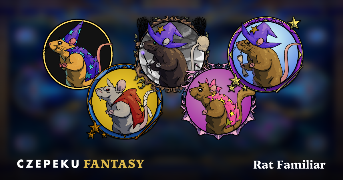 Rat Familiar Token Builder | Customize and Randomize Czepeku Tokens