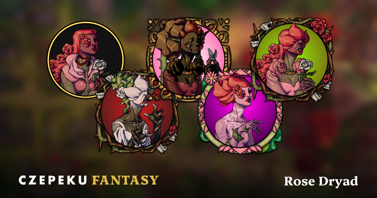 Rose Dryad Token Builder | Customize and Randomize Czepeku Tokens