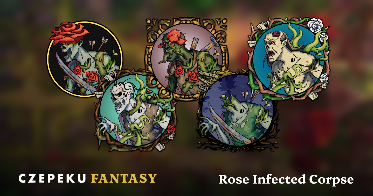 Rose Infected Corpse Token Builder | Customize and Randomize Czepeku Tokens