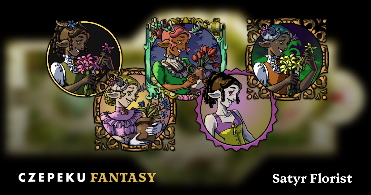 Satyr Florist Token Builder | Customize and Randomize Czepeku Tokens