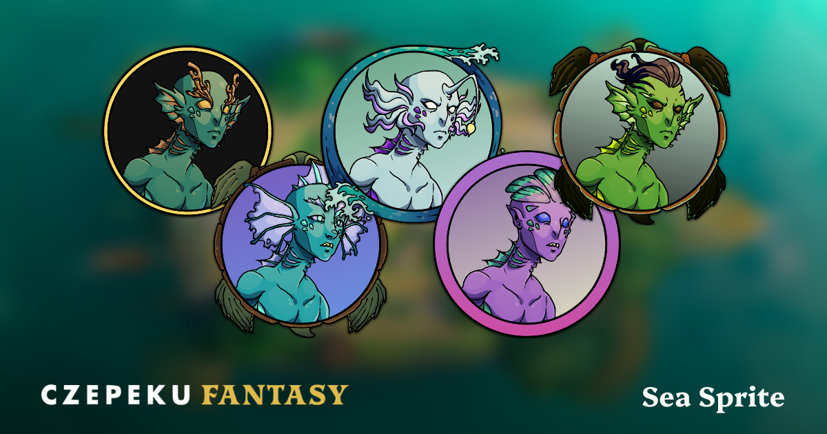 Sea Sprite Token Builder | Customize and Randomize Czepeku Tokens
