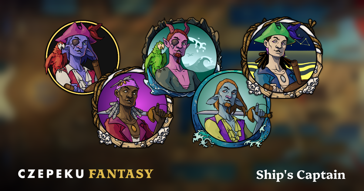 Ship's Captain Token Builder | Customize and Randomize Czepeku Tokens