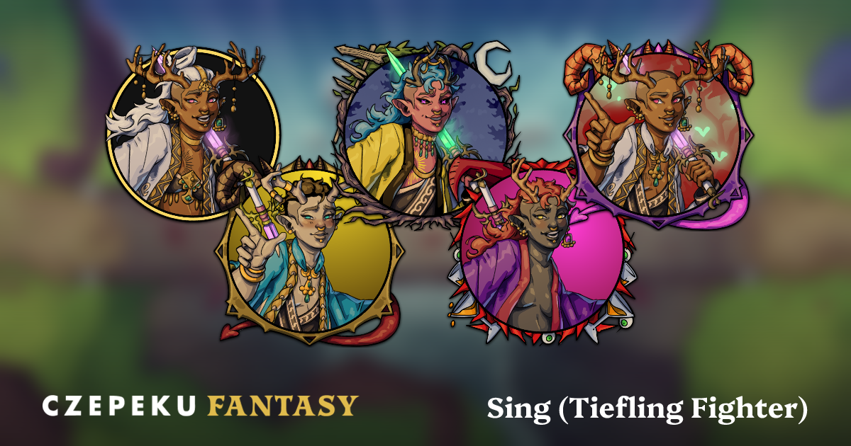 Sing (Tiefling Fighter) Token Builder | Customize and Randomize Czepeku ...