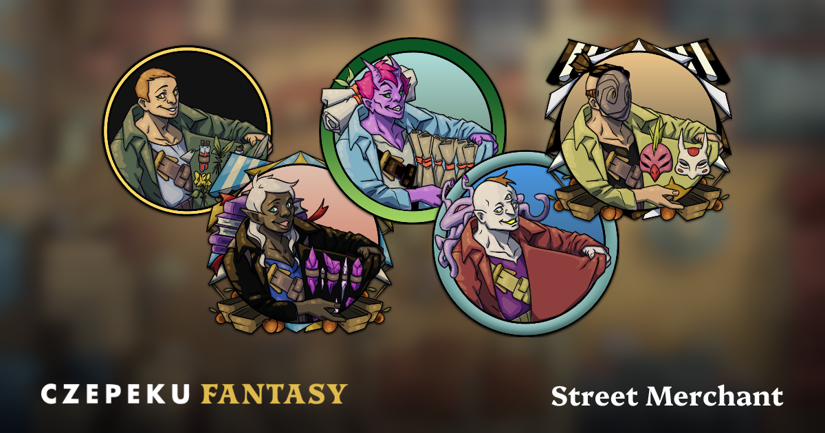 Street Merchant Token Builder | Customize and Randomize Czepeku Tokens