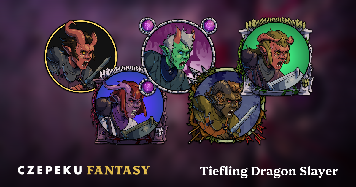 Tiefling Dragon Slayer Token Builder | Customize and Randomize Czepeku ...
