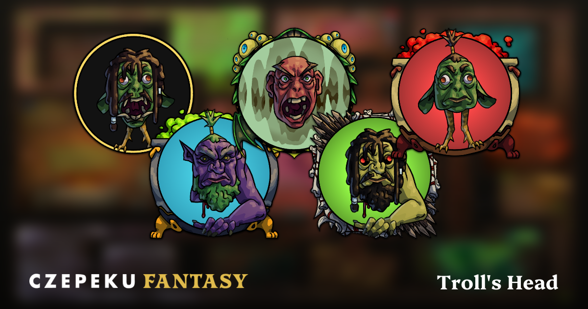 Troll's Head Token Builder | Customize and Randomize Czepeku Tokens
