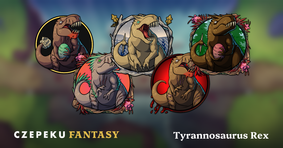 Tyrannosaurus Rex Token Builder | Customize and Randomize Czepeku Tokens