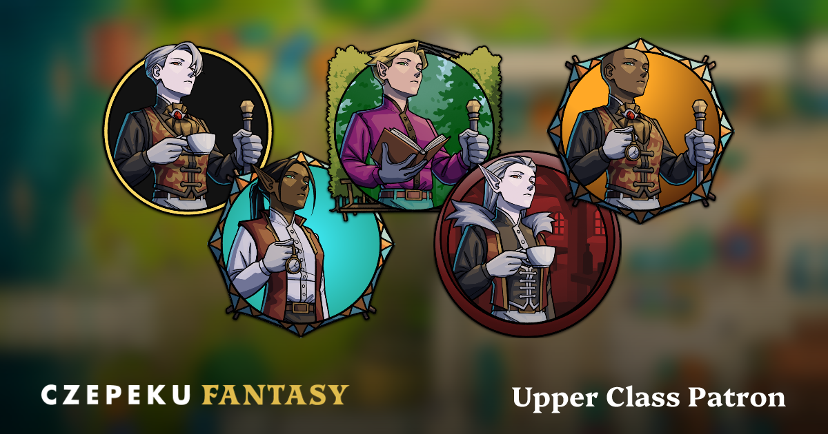 Upper Class Patron Token Builder | Customize and Randomize Czepeku Tokens