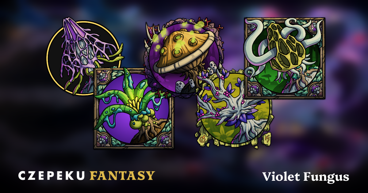 Violet Fungus Token Builder | Customize and Randomize Czepeku Tokens