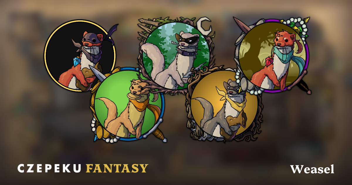 Weasel Token Builder | Customize and Randomize Czepeku Tokens