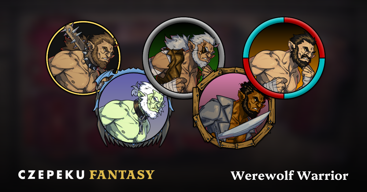 Werewolf Warrior Token Builder | Customize and Randomize Czepeku Tokens