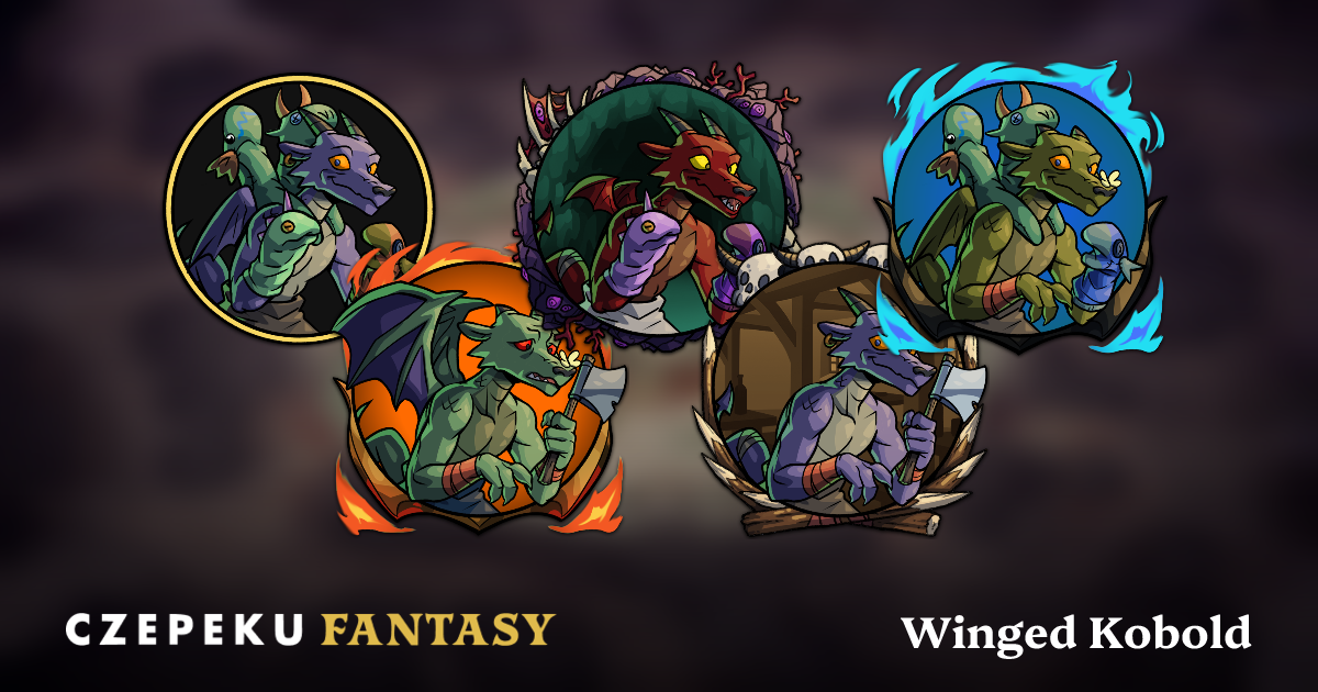 Winged Kobold Token Builder | Customize and Randomize Czepeku Tokens