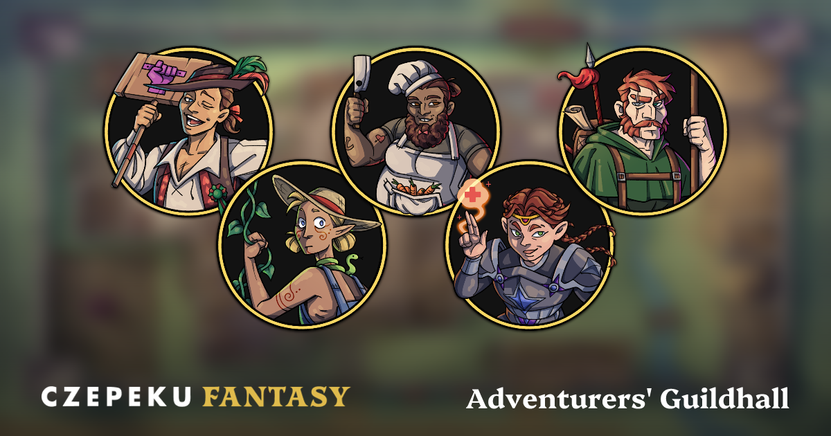 Adventurers' Guildhall Token Pack | Hand-Drawn Fantasy RPG Tokens by ...