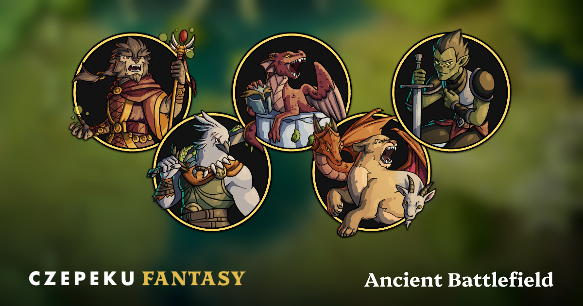 Ancient Battlefield Token Pack | Hand-Drawn Fantasy RPG Tokens by Czepeku