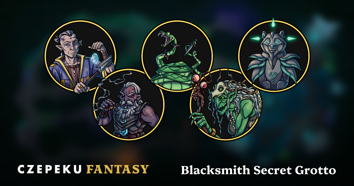 Blacksmith Secret Grotto Token Pack | Hand-Drawn Fantasy RPG Tokens by ...