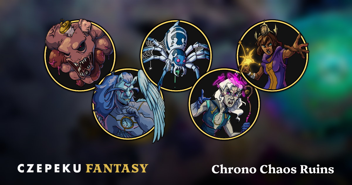 Chrono Chaos Ruins Token Pack | Hand-Drawn Fantasy RPG Tokens by Czepeku