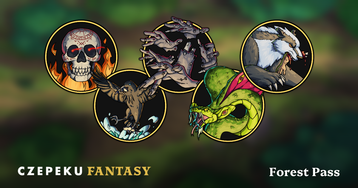 Forest Pass Token Pack | Hand-Drawn Fantasy RPG Tokens by Czepeku